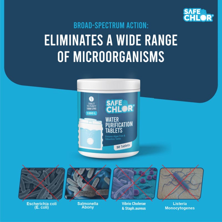 Buy Safe Chlor TAB 1000 – 1000mg Chlorine Tablet for Water Tank