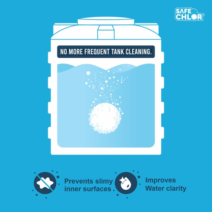 Buy Safe Chlor TAB 1000 – 1000mg Chlorine Tablet for Water Tank
